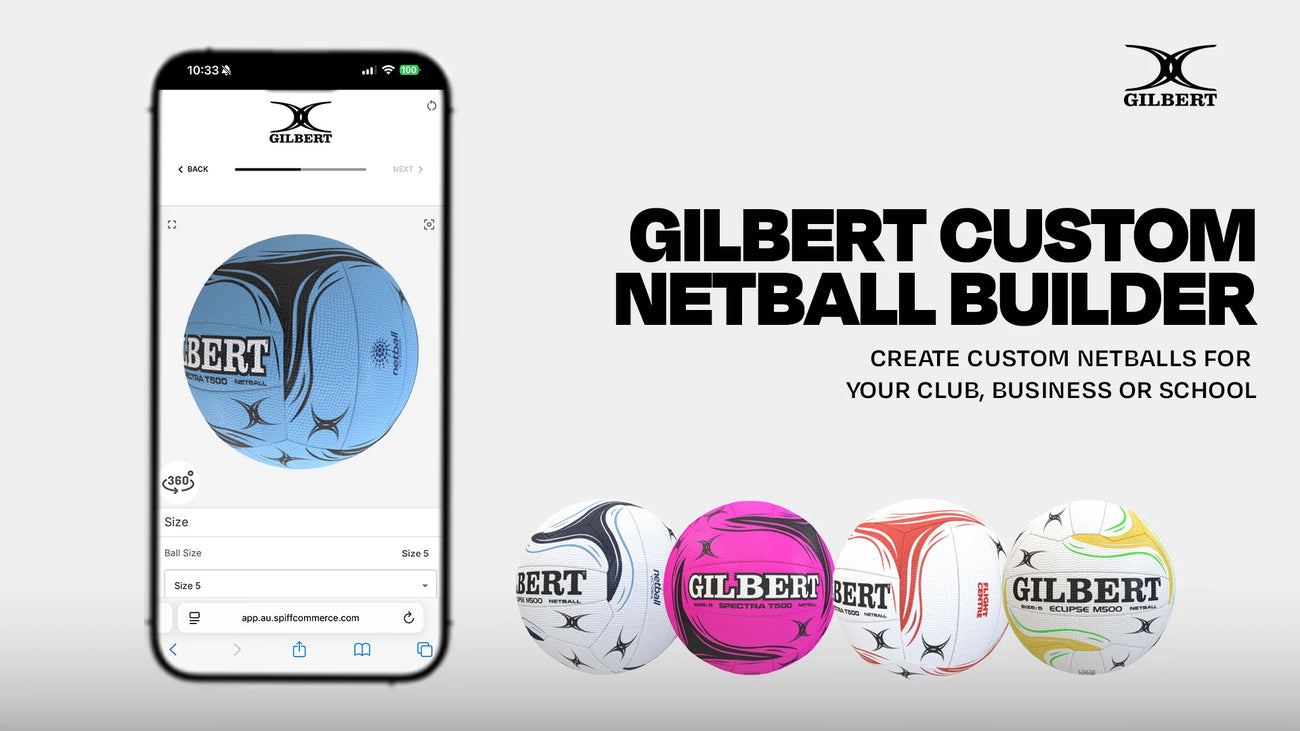 Custom Netballs – Gilbert Netball